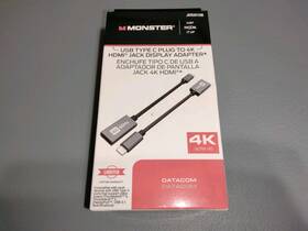 JHIU0106 MONSTER Usb Male Hdmi Female Adapter Video Cable